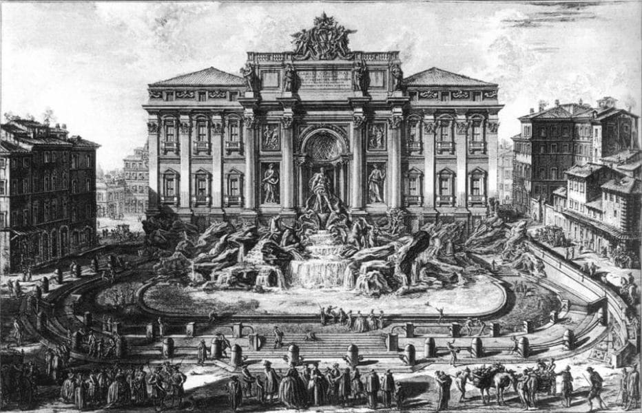 Trevi Fountain in Rome: Construction, Statues, Facts & History