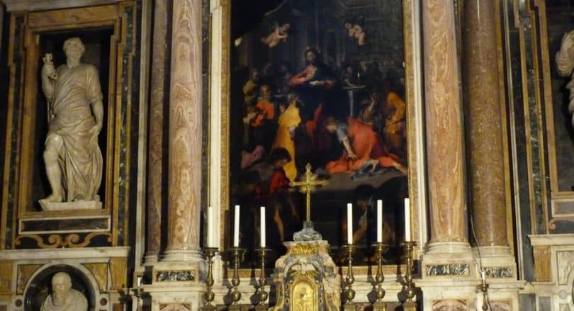 Basilica of Santa Maria sopra Minerva: history, Michelangelo