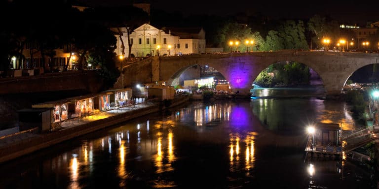 The Tiber Island: ancient Rome history, cinema, how to find