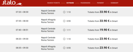 How to Get from Naples to Rome by High-Speed Train, Bus or Car
