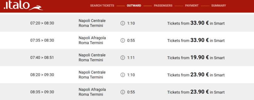 How to Get from Naples to Rome by High-Speed Train, Bus or Car