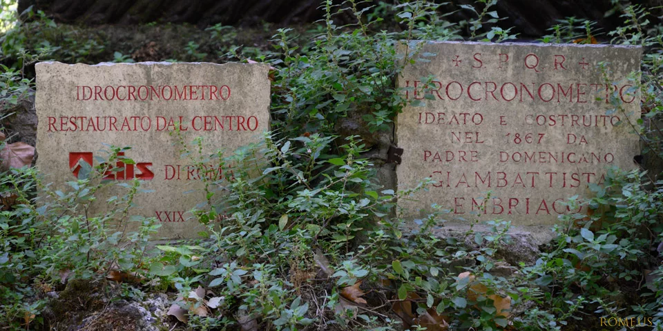 Magical Water Clock of Pincio, Villa Borghese