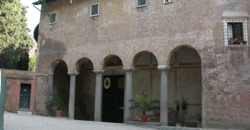 The Basilica of St. Stephen in the Round on the Caelian Hill