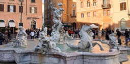 The Fountain of Neptune in Rome