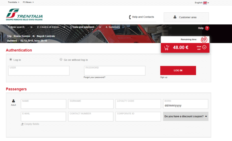 How to Buy Tickets on Trenitalia Trains in Italy?