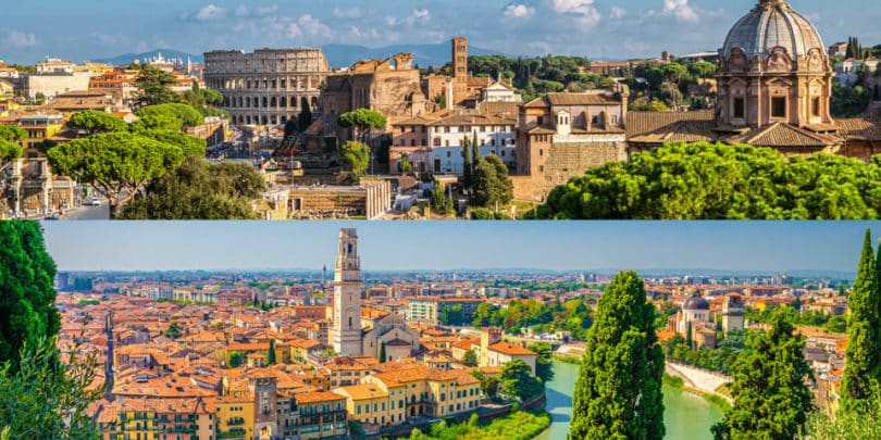 How to Get from Rome to Verona by High-Speed Train, Bus, Car