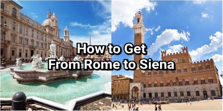 How Far and How to Get from Rome to Siena 🚄 by high-speed train 🚌 bus ...