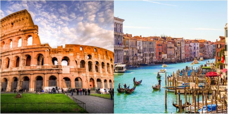 How to Get from Venice to Rome by High-Speed Train, Bus or Car