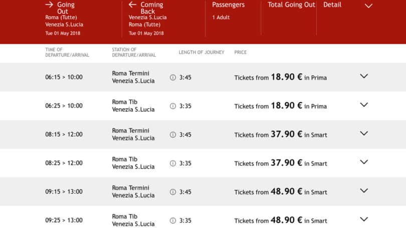 How To Get From Rome To Venice: by High-Speed Train, Bus, Car or Plane