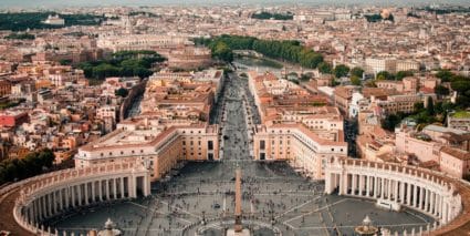 What is the Area of Vatican City?